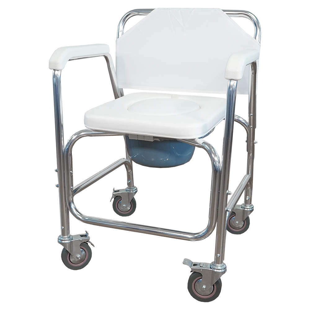 SILLA DE BAÑO CON INODORO Y RUEDAS – K&I Equipos Médicos
