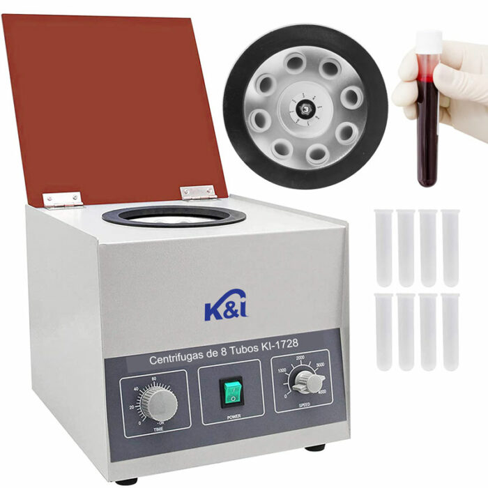 CENTRÍFUGA DE 8 TUBOS PARA LABORATORIO – K&I Equipos Médicos