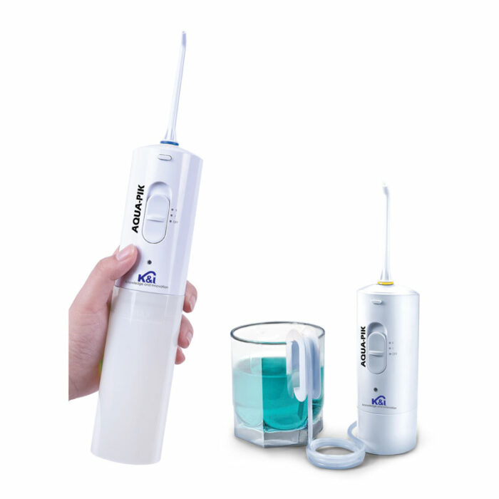 IRRIGADOR BUCAL PORTÁTIL «AQUA-PIK by K&I» – K&I Equipos Médicos